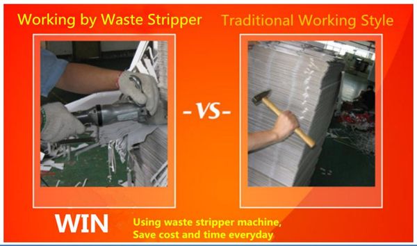 Electrical Cardboard Carton Box Die Cutting Waste Stripper