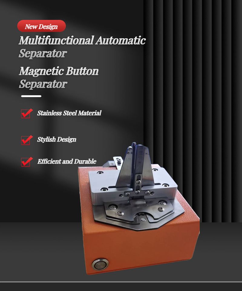 Magnet Separator Automatic Magnetic Round Button Separator