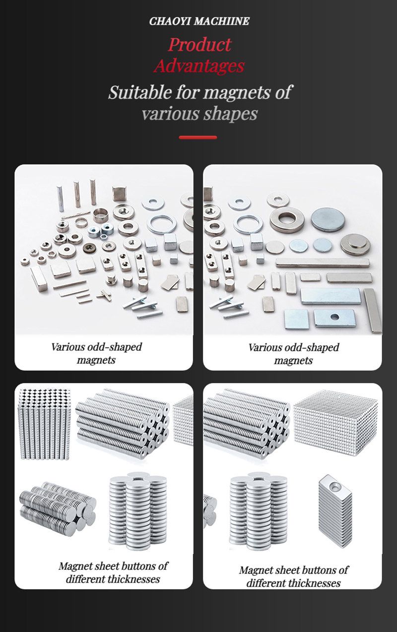 Magnet Separator Automatic Magnetic Round Button Separator