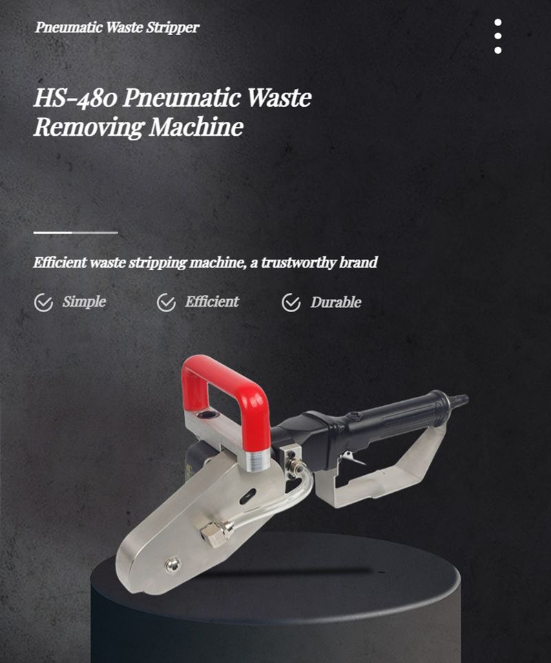 Pneumatic Waste Stripper Removing External Waste from Pile