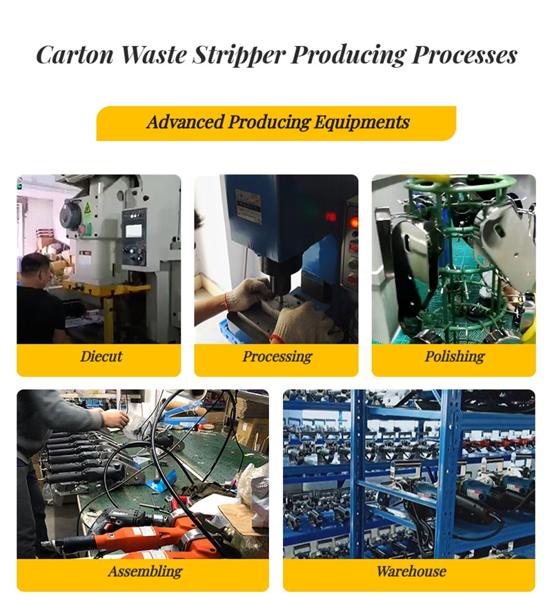 Pneumatic Cardboard Carton Box Waste Stripping Machine